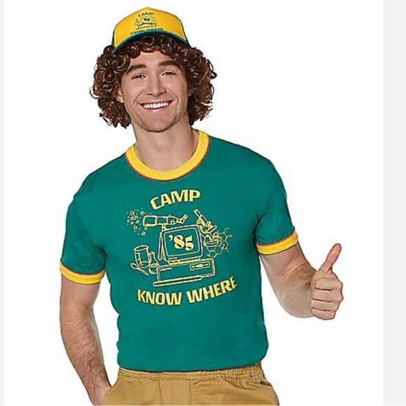 Halloween spirit | Shirts | Mens Dustin Stranger Things Costume 3pc ...